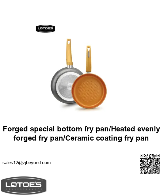 Forged special bottom fry pan/Heated evenly forged fry pan/Ceramic ...